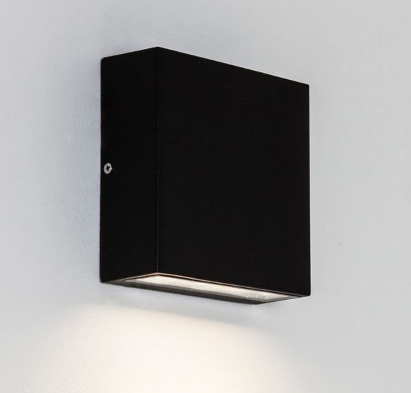 Black Square Exterior Light