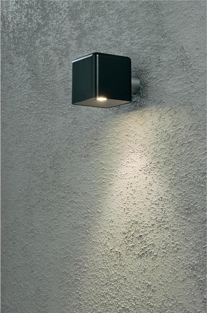Black Square Exterior Light