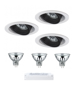 Adjustable Recessed Twin Downlight - Fire Rated