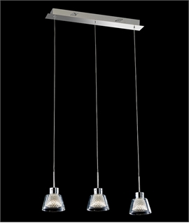 Suspended and long drop light fixtures for high ceilings, double height ...