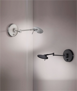 Touch Dimmable LED Adjustable Wall Light with Plug