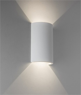 LED Square Plaster Wall Light