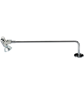 Grey Aluminium Long Arm Sign Light - Adjustable Head