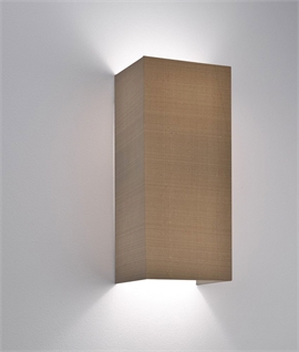 Modern Wall Light With Fabric Shades | Lighting Styles