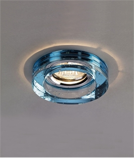 GU10 Lamp Square Crystal Glass Downlight
