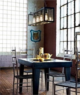 Designer Black Box Frame Pendant Light - High Quality Steel