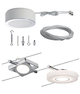 Blue Heads Ready to Install LED Tension Wire System