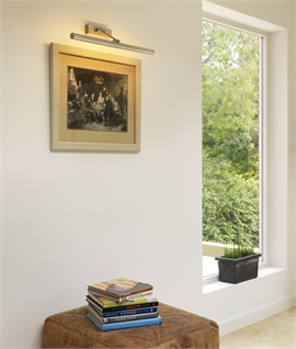 Contemporary & Modern Picture Lights In Chrome & Nickel