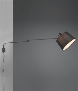 LED Extendable Wall Light with Dimmer Switch