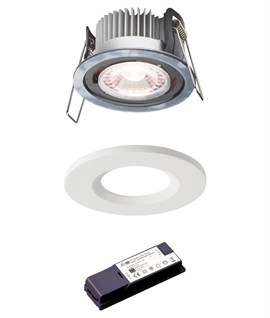 Adjustable Low Profile Advanced LED Fire Rated Downlight - Dimmable