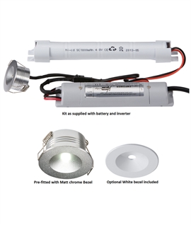 LED Emergency Downlight Maintained or Non-Maintained