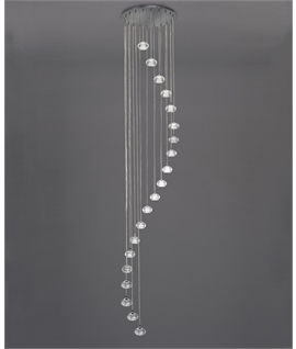 Long Drop Chandeliers For Commercial Spaces | Lighting Styles