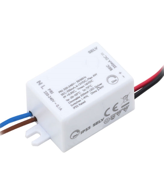 4w 350mA Dimmable LED Power Supply