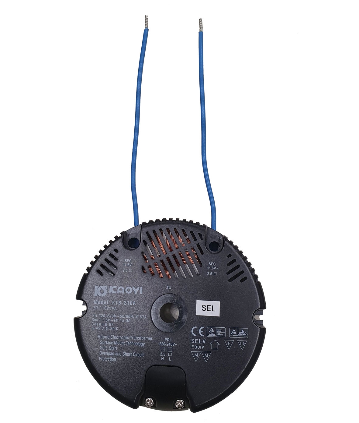 Aurora Round Transformer - 210va & 300va