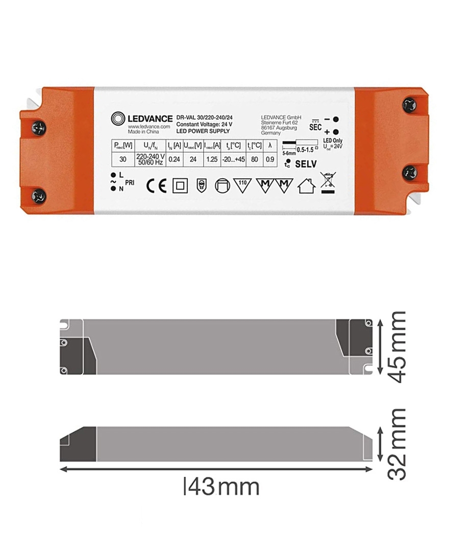 24V DC Constant Voltage LED Driver