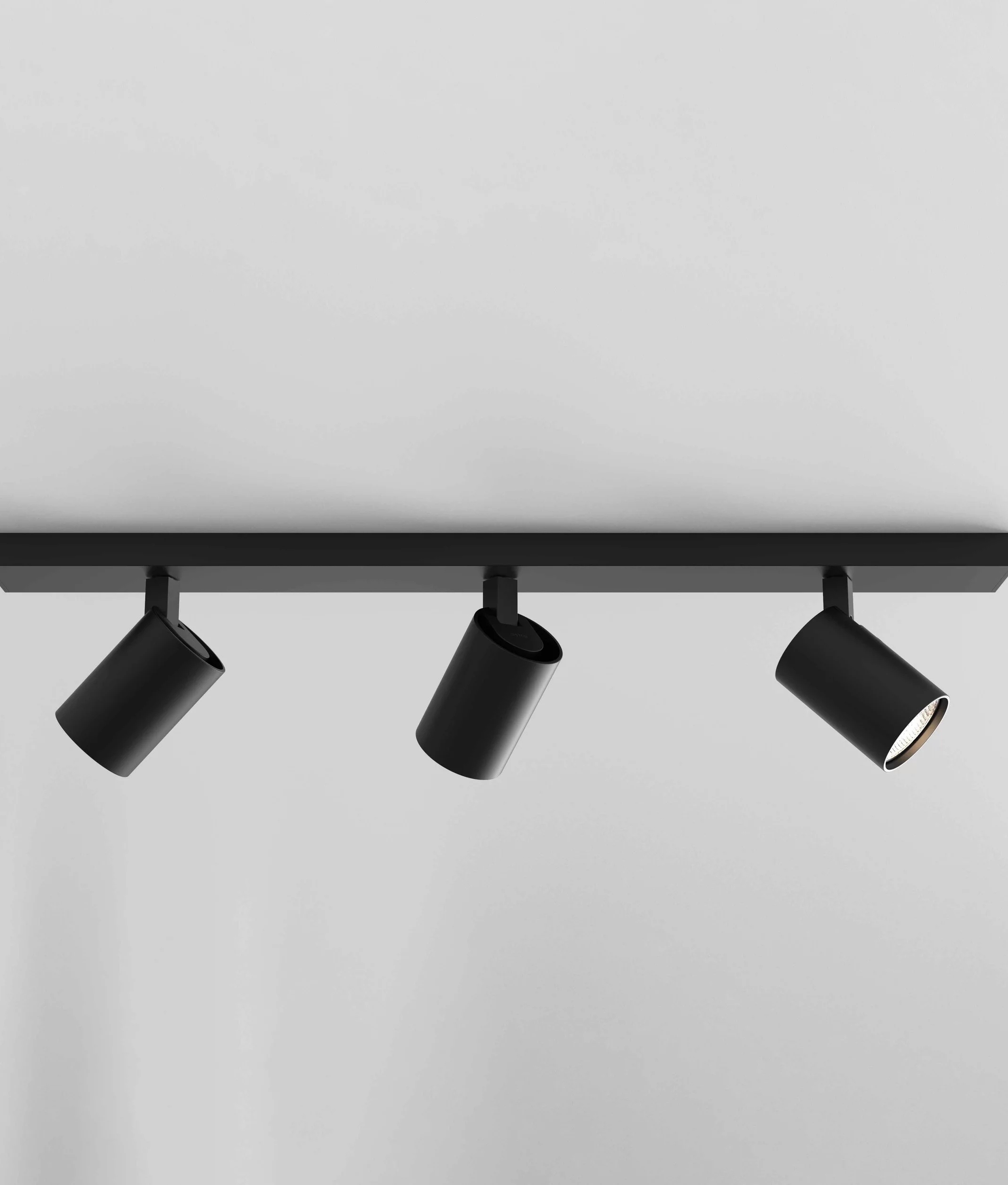 Modern Triple Light Adjustable Spot Bar in 4 Finishes