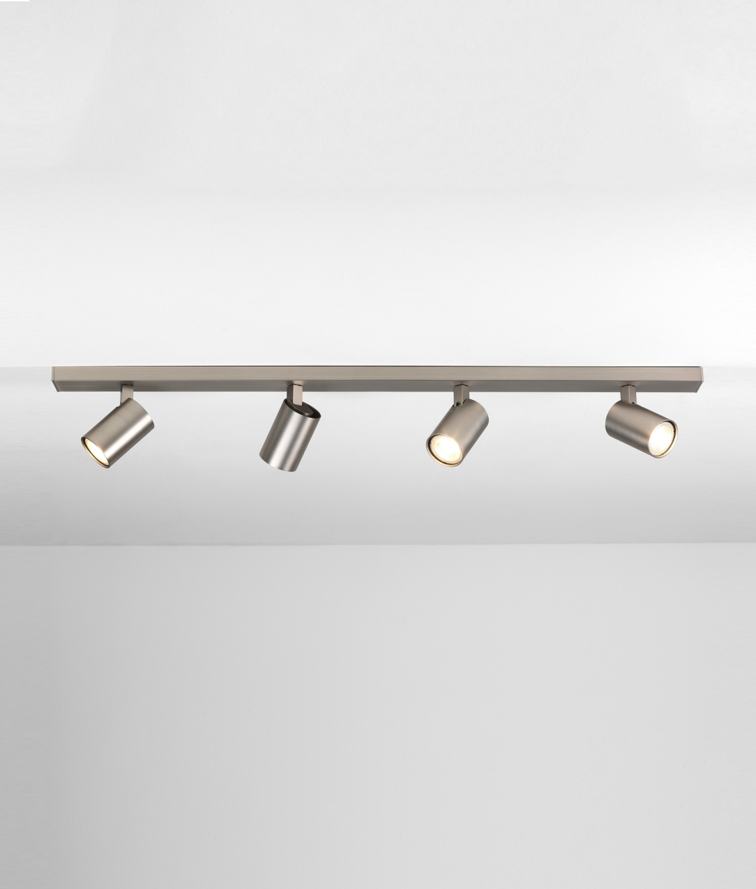 Quadruple Modern Spot Light Bar in 4 Finishes