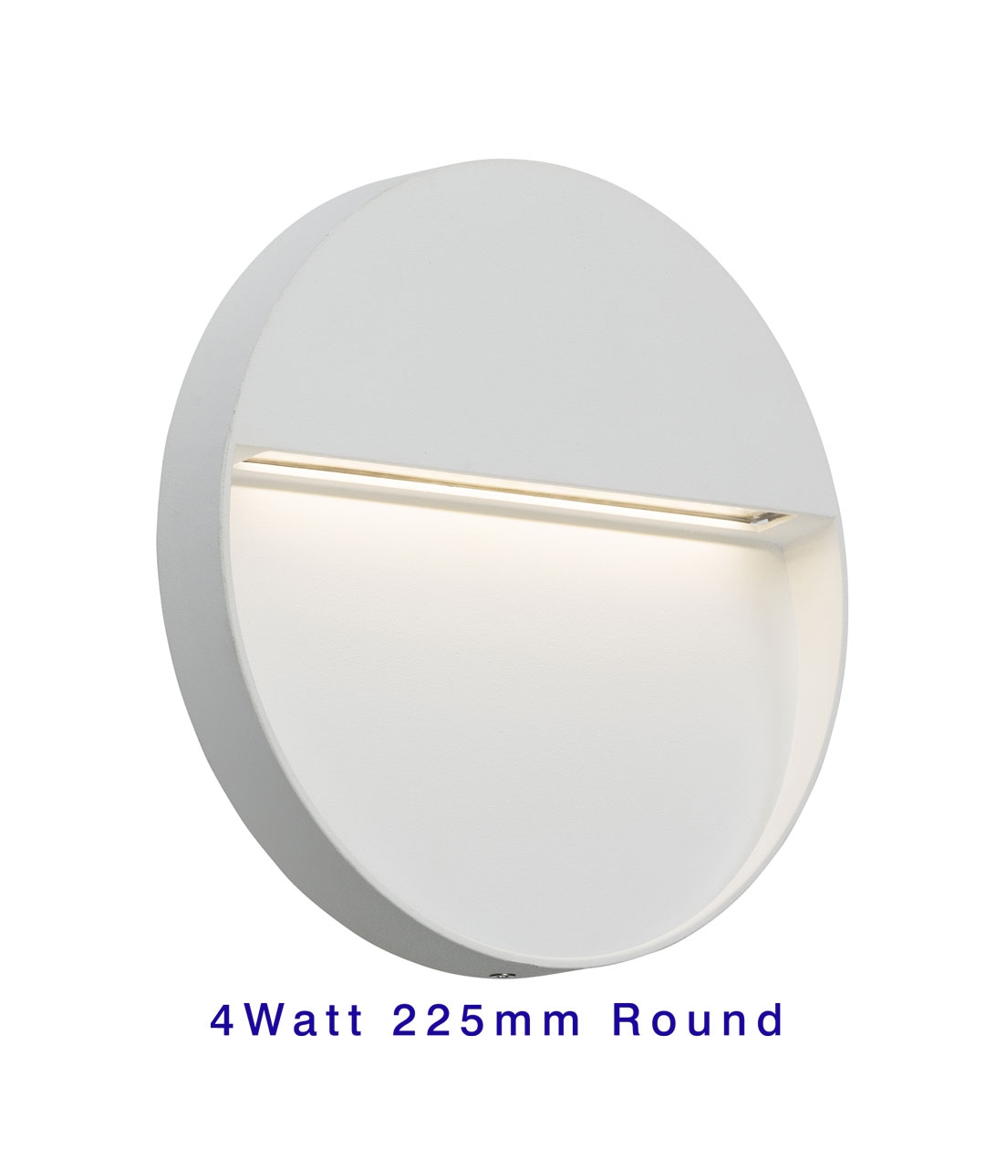 LED guide wall light, round or square option 2w or 4w