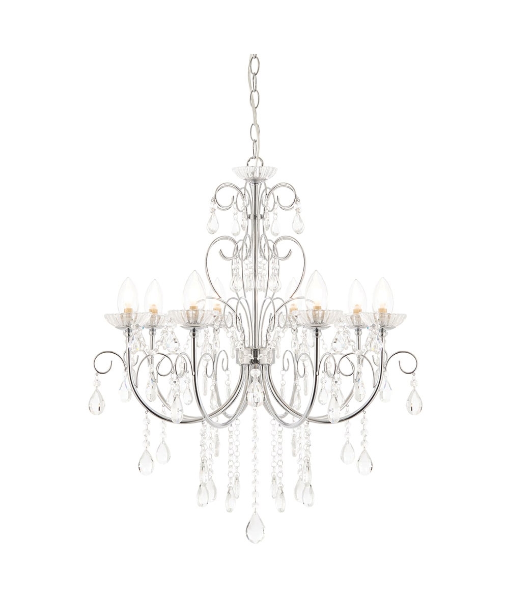 Bathroom Chandelier with Crystals IP44 Rated