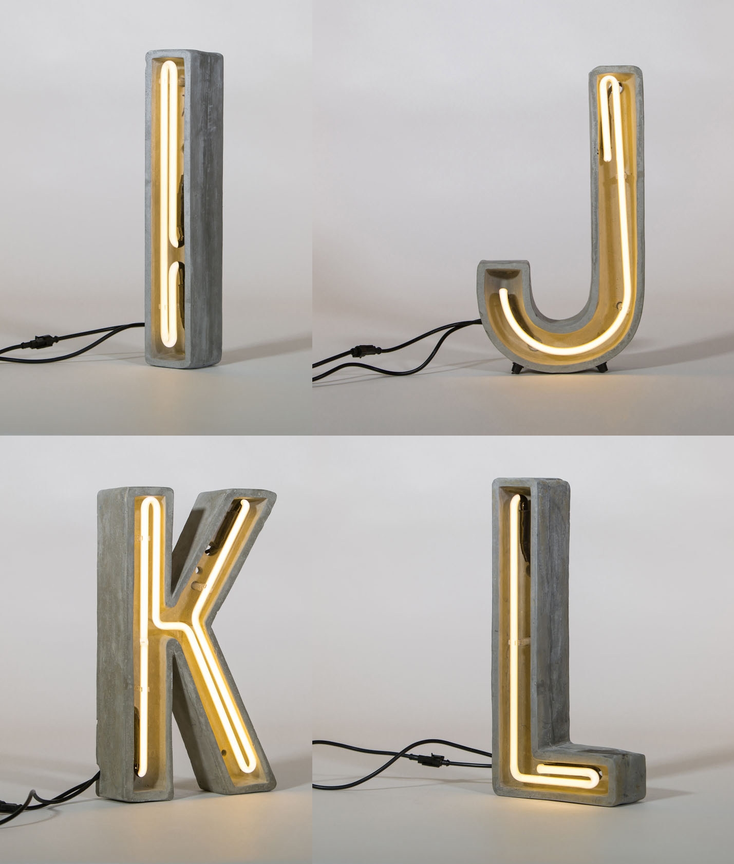 Neon Alphacrete Letters - IP44 Rated for Outdoor Use