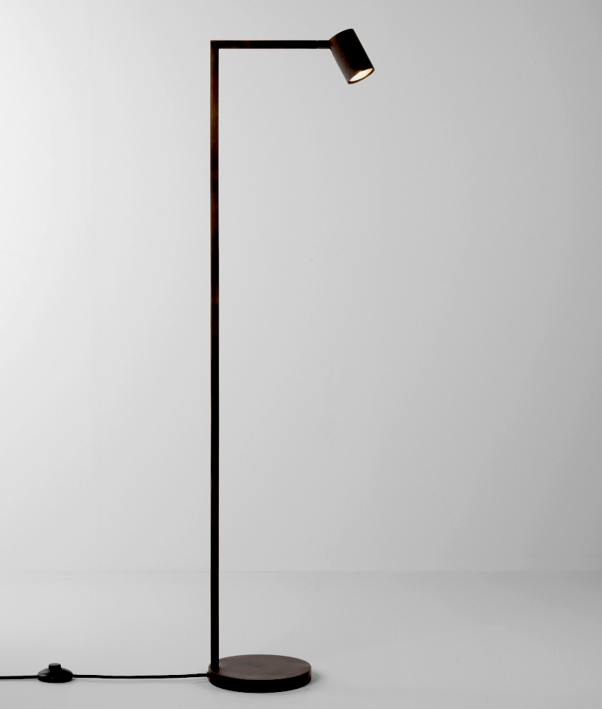 Modern Floor standing Reading Light - Black or White in a Simple ...