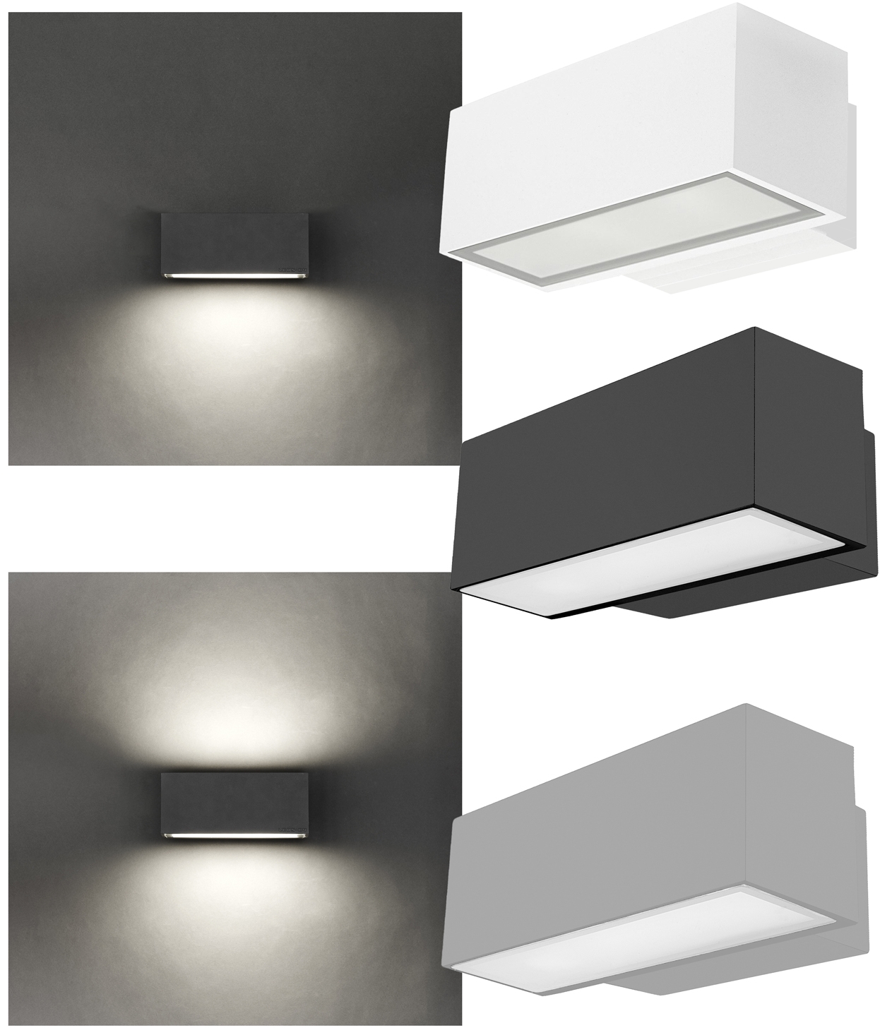 Contemporary IP66 LED Wall Light - Professional Grade Wallwashing ...