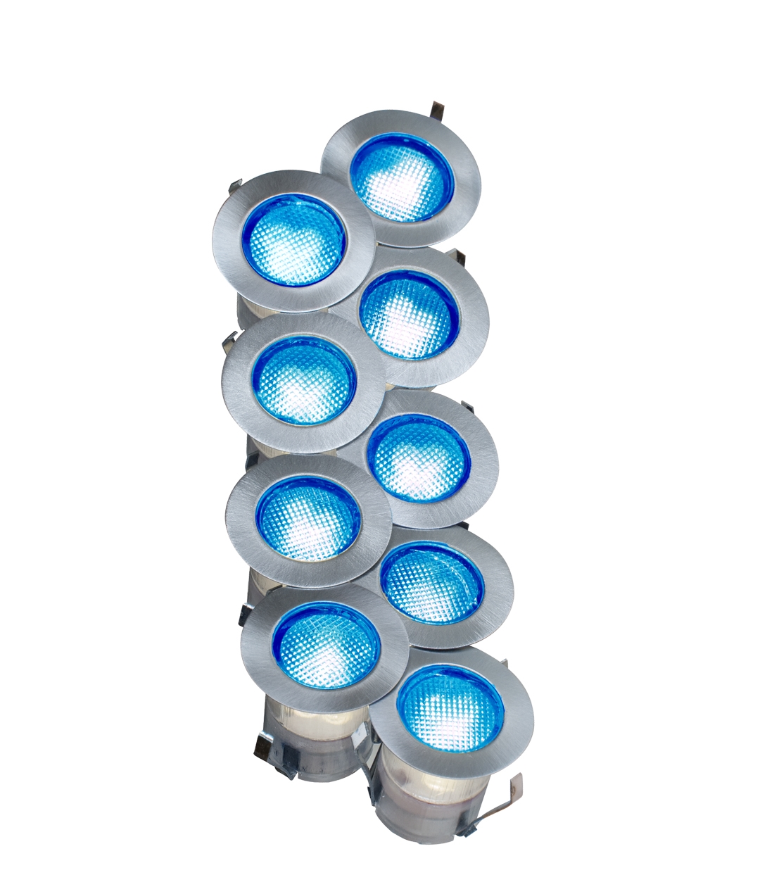 10 Light LED lights for decking and plinths - easy to install with ...