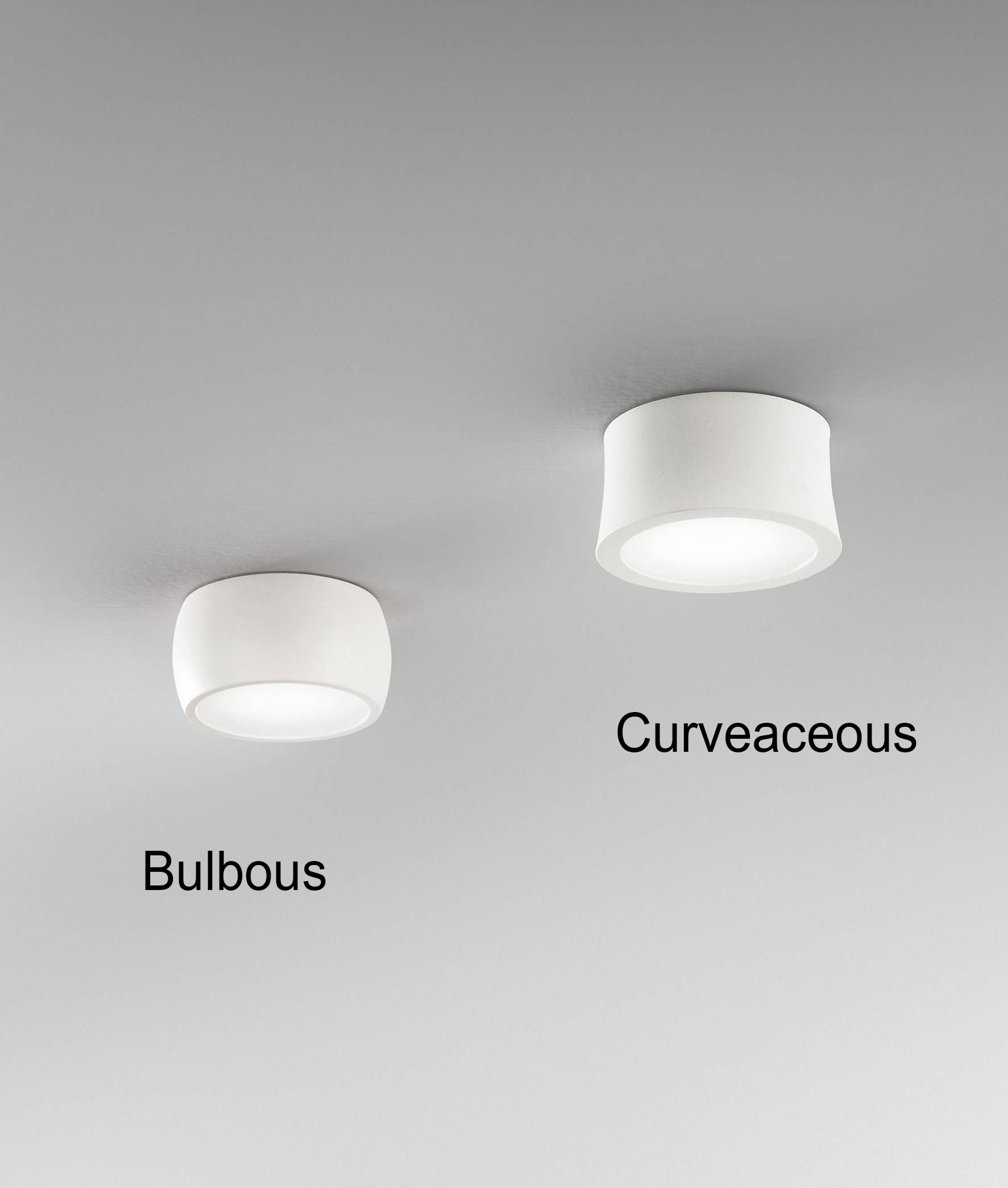 Round White Surface Mounted LED Downlights