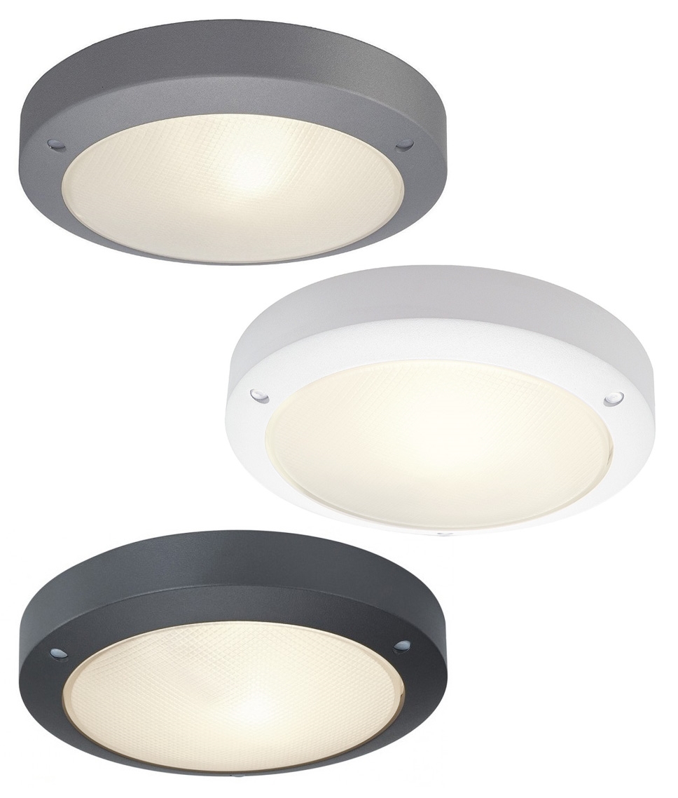 Exterior Round Ceiling Bulkhead in 3 Finishes