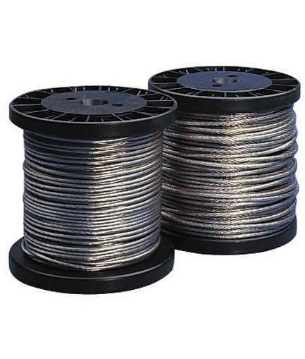 Cable Tension Wire - Insulated - Offered in Clear, White or Black