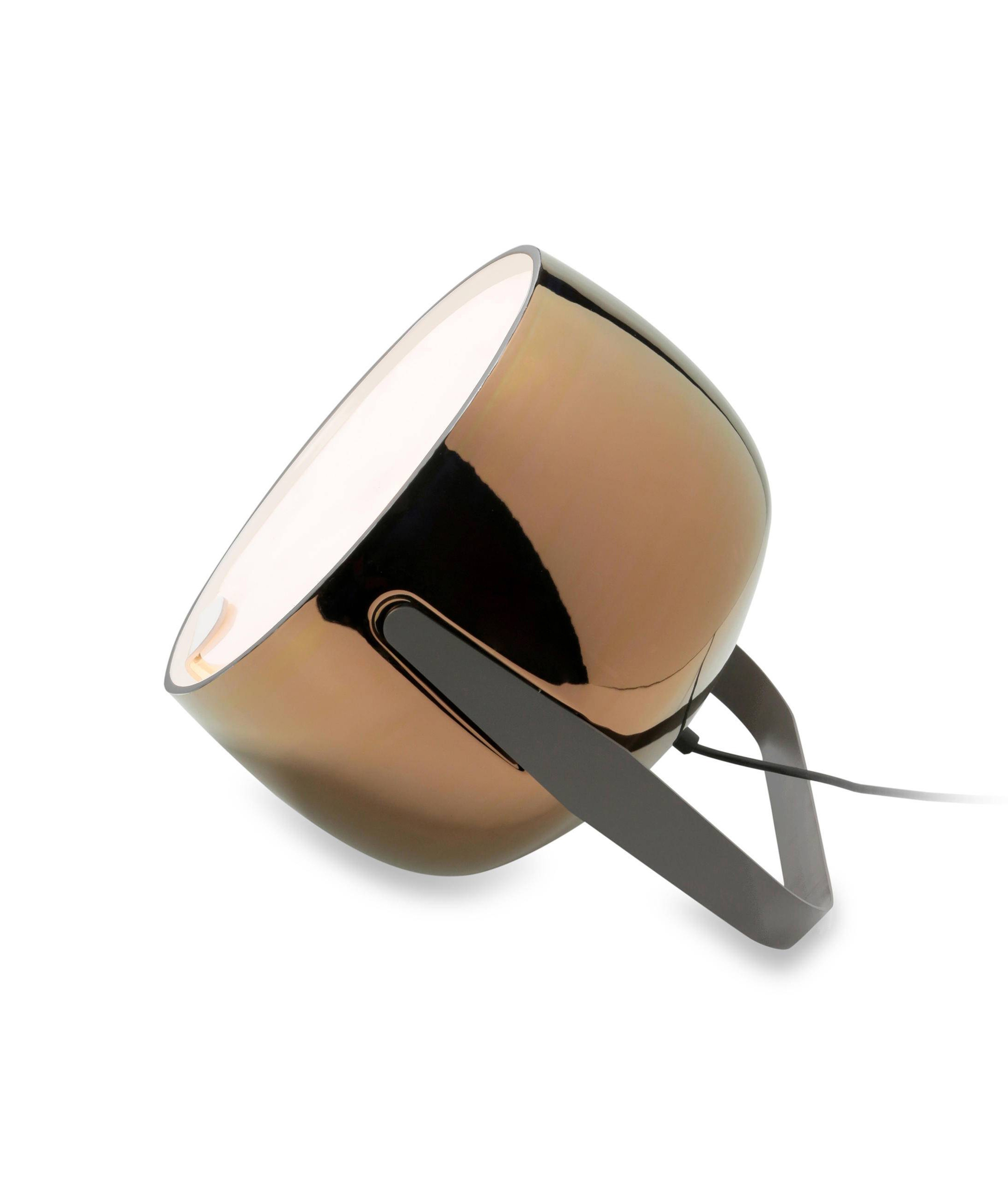 Round Ceramic Uplighter with Metal Stand - Two Finished and 4 Sizes