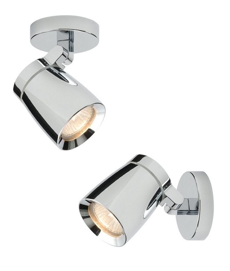 Sleek Design Single Spot Light IP44 - Standard GU10 Bulb