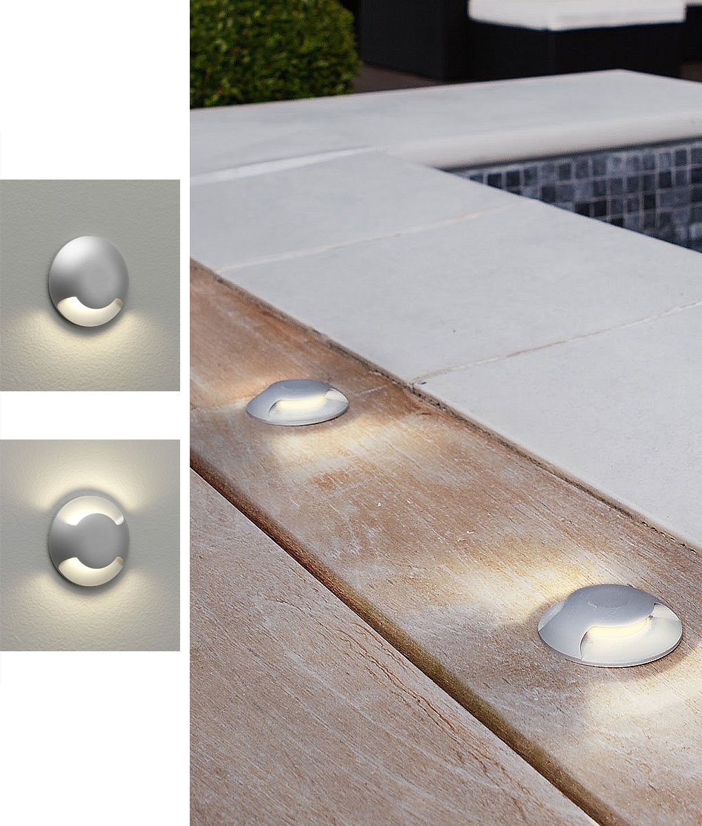 Miniature LED Wash Light in four designs - Use in Walls or Floor Inside ...