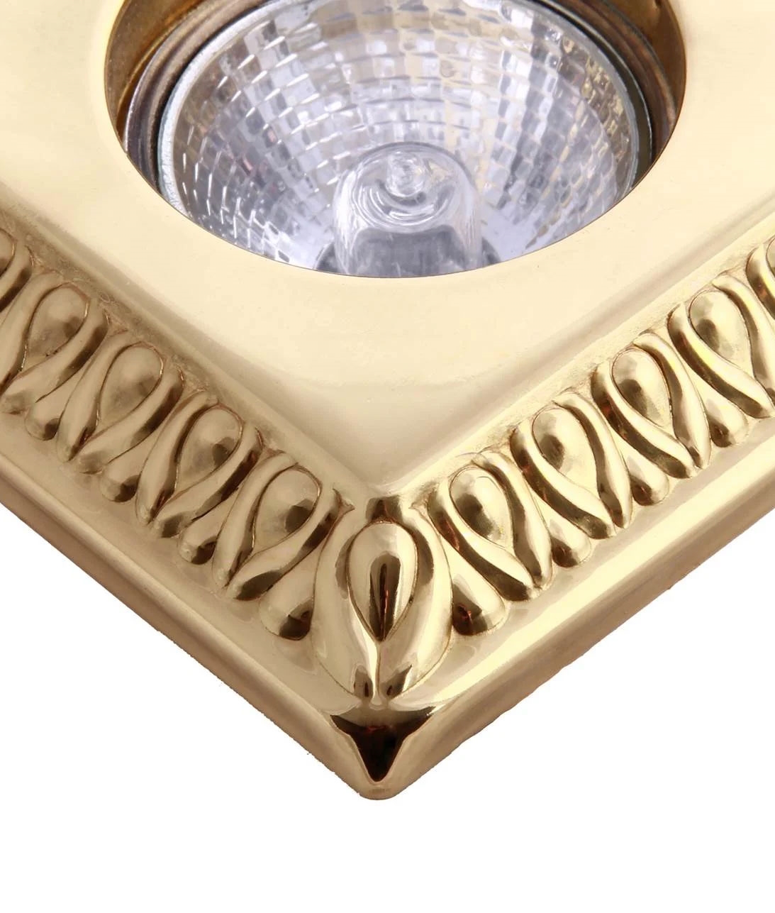 Industrial Period Decorative Embossed Patterned Square Spotlight