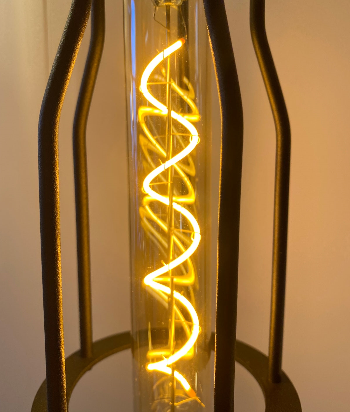 Tubular Spiral Filament Lamp E27 Base 4 Watt 225mm Long