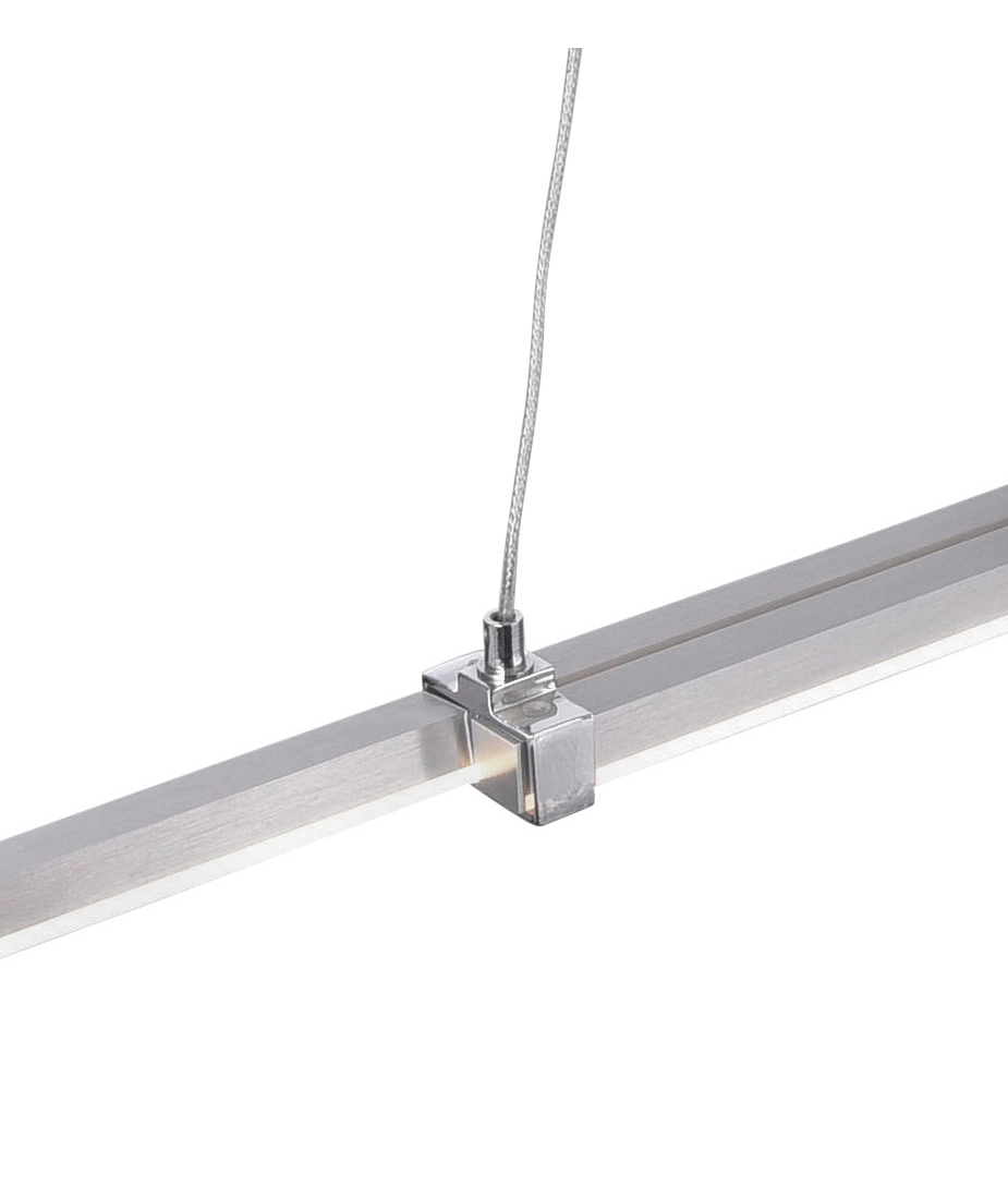 The Profile Extends on this Extra Slim Suspended LED Pendant Light