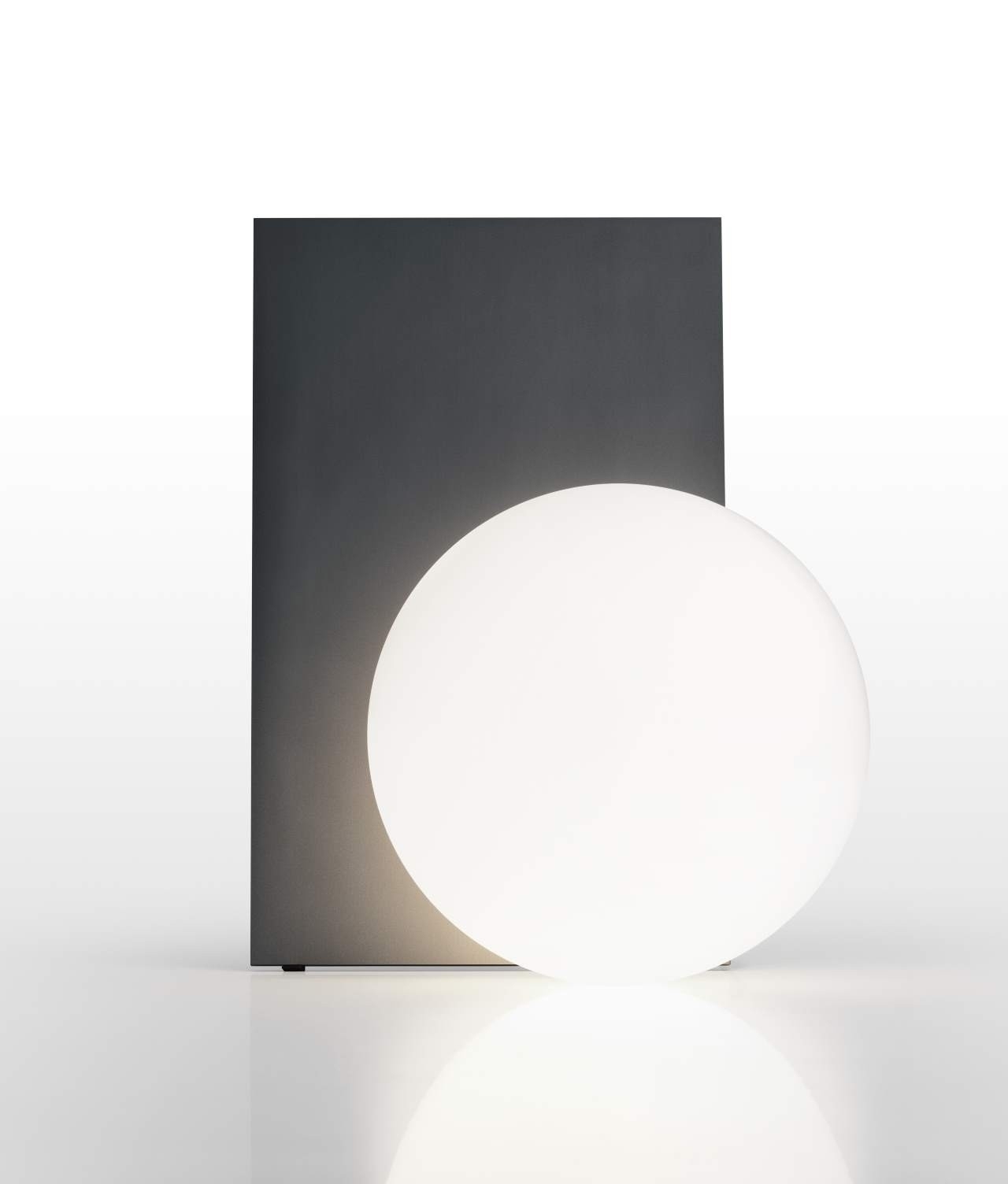 Extra T - The Soft Low Glare Table Lamp by Flos - Graphite - UK ...