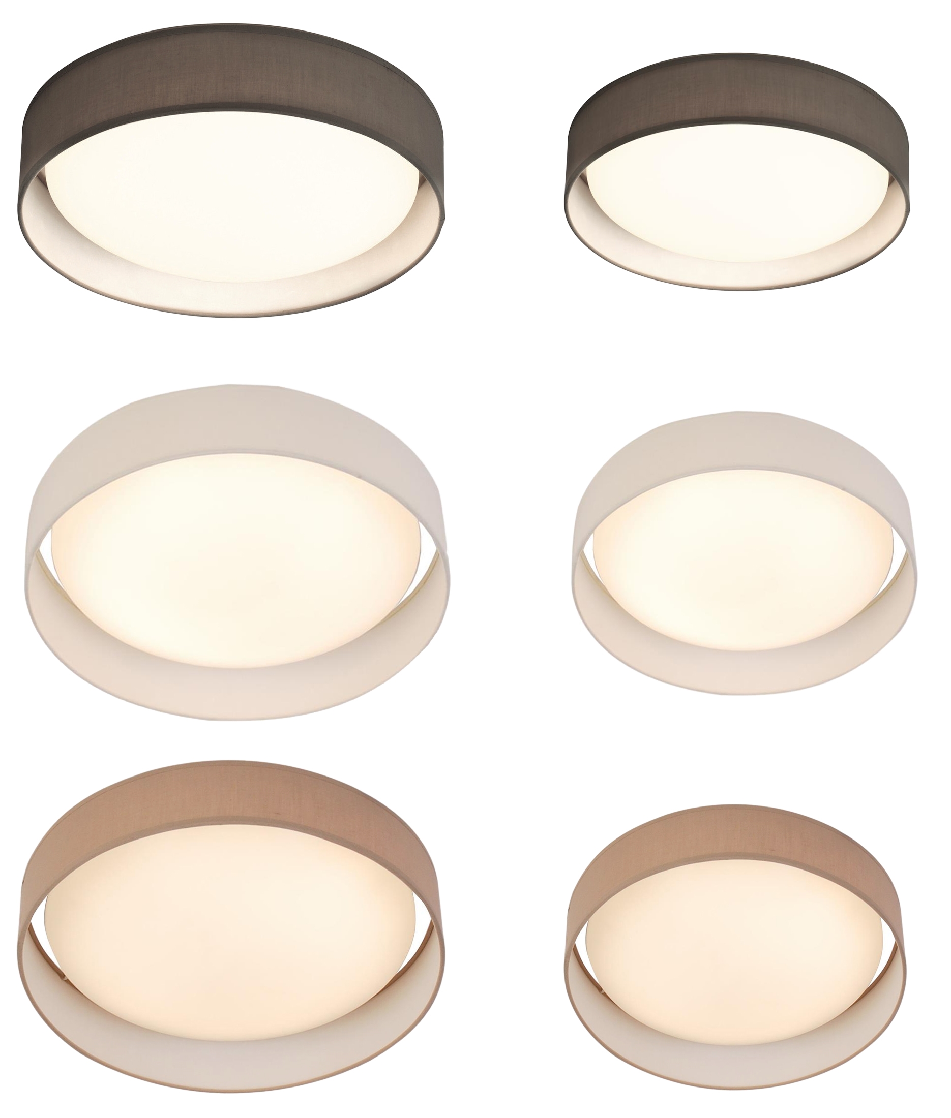 Flush Round Ceiling Light with Diffuser
