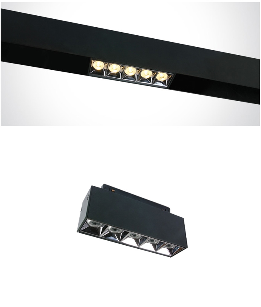 Integrated Linear Magnetic Track Spotlights for Modern Spaces