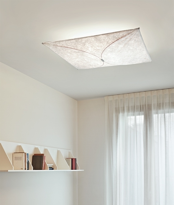 Light Airy Design Textile Wall Light - Postmodern Italian Design from ...