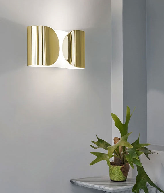 Low Glare Subtle Up Down Wall Light - Foglio by Flos