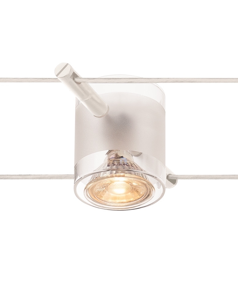 Frosted Glass MR16 Downlight for 12v Tension Wire Lighting