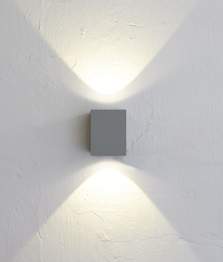 Very Funky Filtered Square Wall Light in 5 Finishes