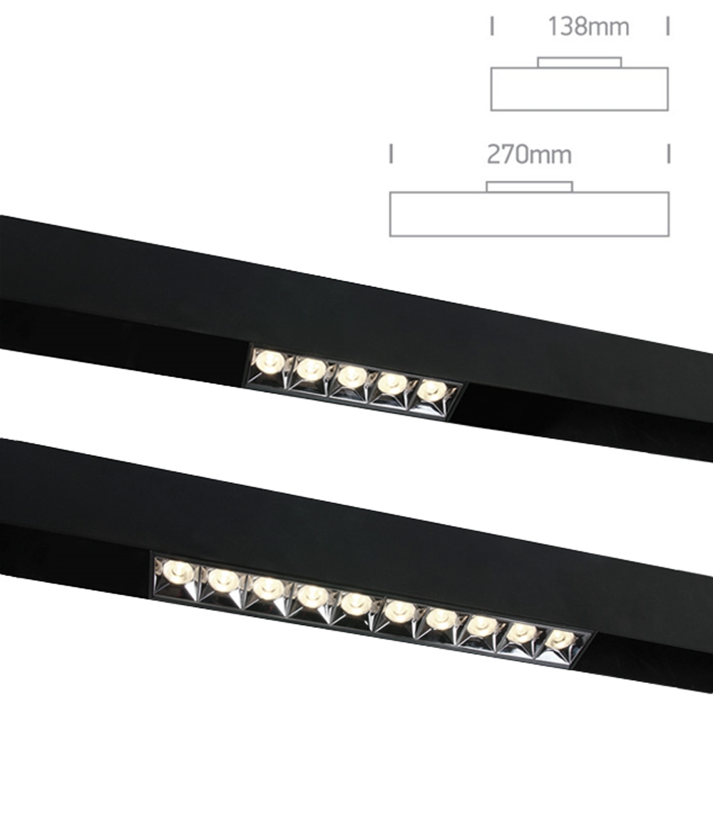 Integrated Linear Magnetic Track Spotlights for Modern Spaces
