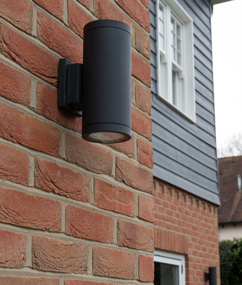 Switchable Colour Temperature High Powered Up and Down LED Black Wall ...