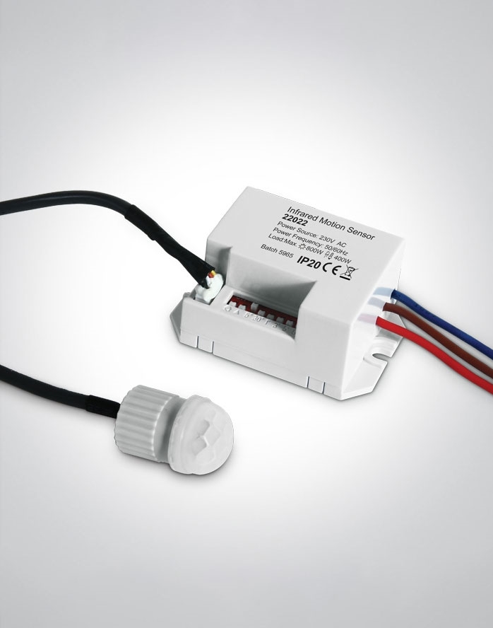 One Light 22022 INFRARED MOTION SENSOR 400W 230V IP20 SENSOR IP65