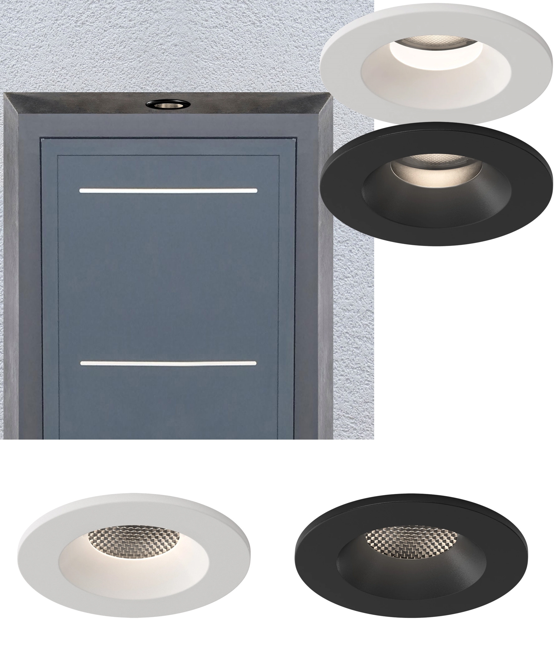 GU10 IP65 Downlight - Suitable for use wet & exposed areas inside and out