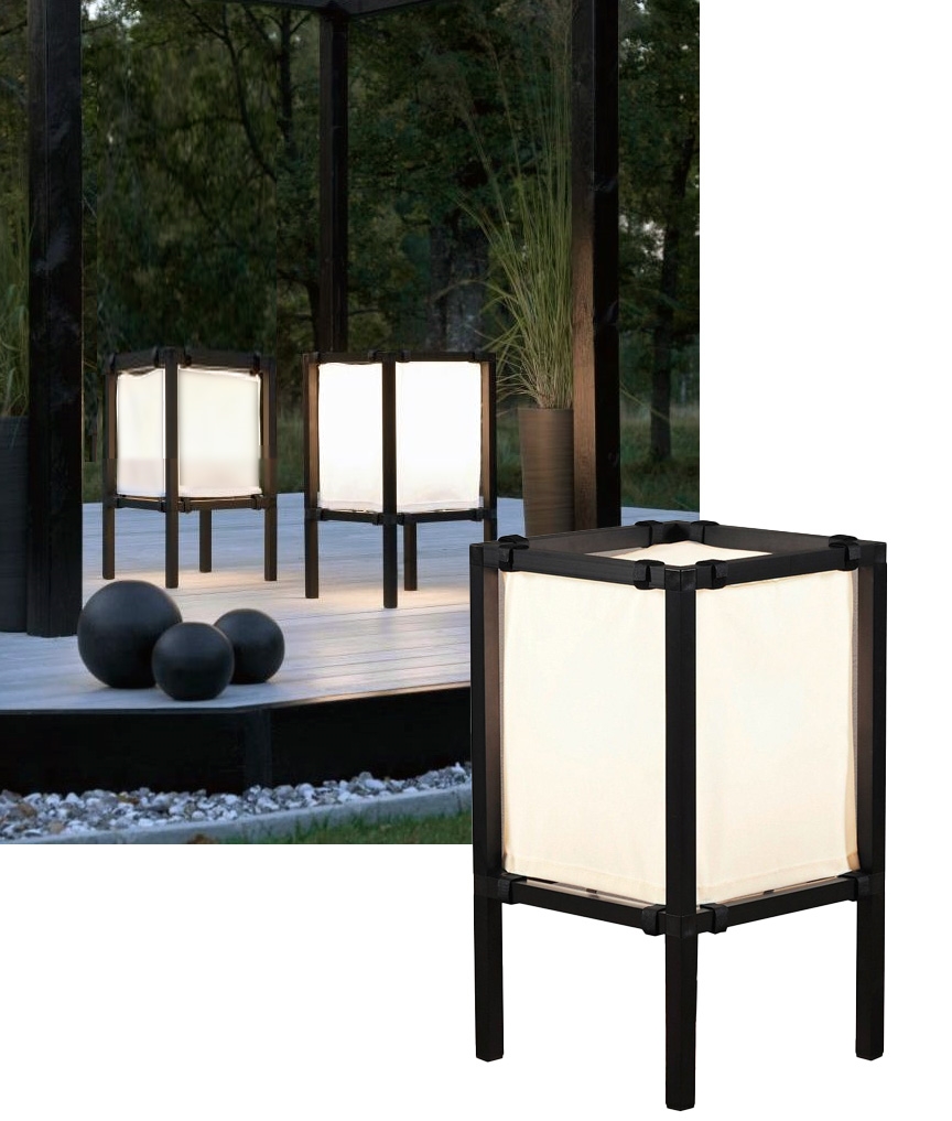 Illuminated Japanese Shoji Style Freestanding Box Light - Use Inside ...