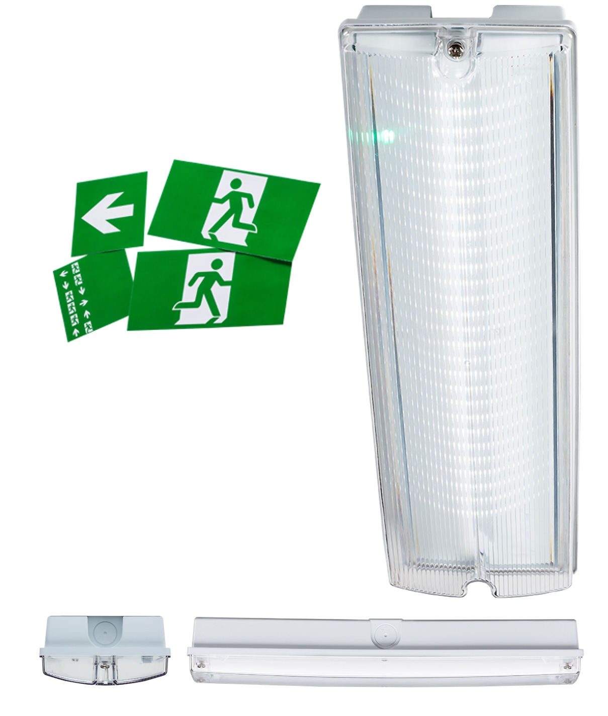 Polycarbonate Bulkhead Light with Emergency - Maintained or Non ...