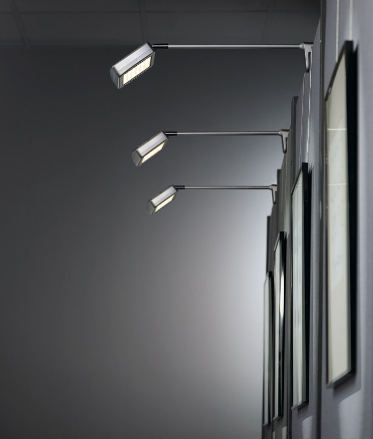 Adjustable energy efficient LED Display Lamp And Clamp